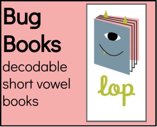Bug Books, controlled decodable books — Laughing Ogre Press